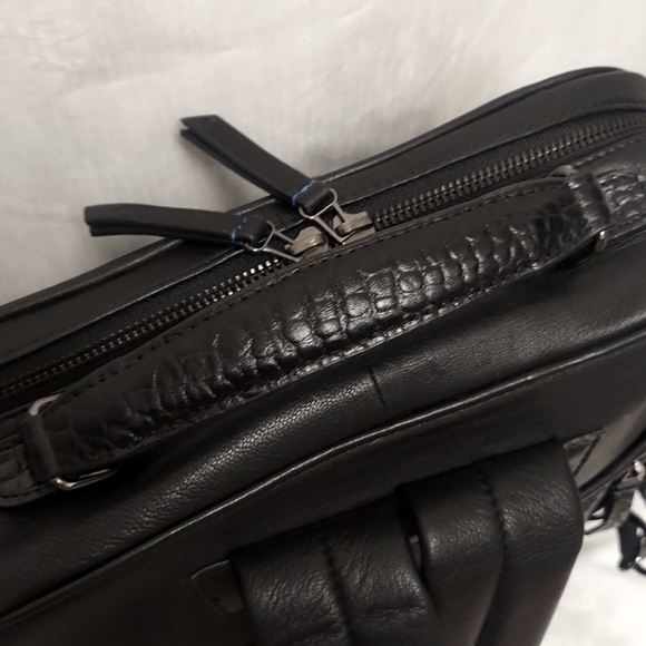 Robert Graham | Bags | Robert Graham Marlo Leather Black Backpackhandle ...